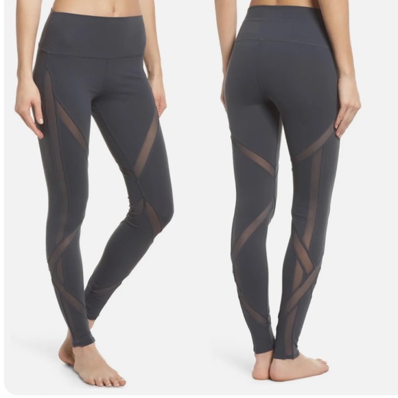 ALO Yoga | Pants & Jumpsuits | Alo High Waist Airlift Epic Mesh Dark ...